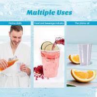 China SJ plastic cup manufacturers wholesale high quality 7oz 9oz 14oz 16oz 18oz 24oz disposable clear plastic cups for sale