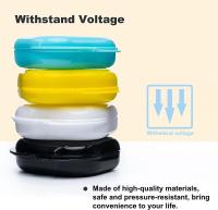 China Denture Transportation Dental Teeth Aligner Case Colorful Plastic for sale