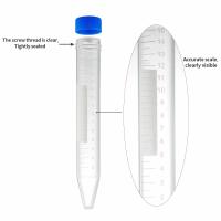 China Professional Disposable Dental Kit  Lab Medical Clear Conical Sampling Plastic Test Tubes OEM for sale