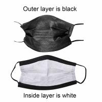 China SJ Customized logo black facemask 3ply protective black surgical masken individually wrapped black disposable face mask for sale