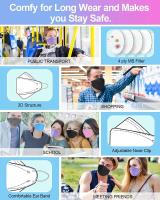 China SJ mask manufacturers korean 3d fish shape protective head loop face mask kf94 premium disposable 4ply color facemask kf94 for sale