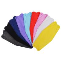 China SJ mask manufacturers korean 3d fish shape protective head loop face mask kf94 premium disposable 4ply color facemask kf94 for sale