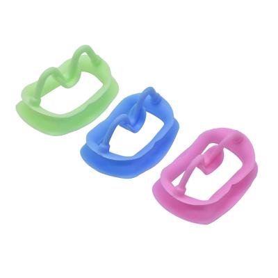 China SJ Wholesale Silicone Rubber Mouth Opener Dental Orthodontic Mouth Opening Device Intraoral Cheek Retractors Dental for sale