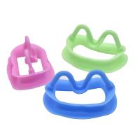 China SJ Wholesale Silicone Rubber Mouth Opener Dental Orthodontic Mouth Opening Device Intraoral Cheek Retractors Dental for sale