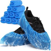 China S&J Medical Consumables Disposable Anti Skid Waterproof PP PE CPE Medical Shoe Covers OEM Wholesale for sale