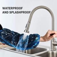 China S&J Plastic Over-sleeves Protector Durable Premium Disposable Arm/Sleeves Covers Waterproof High Quality Food Grade PE Material for sale