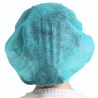 China S&J Bouffant Cap Disposable Non Woven Bouffant Cap Bouffant Surgical Cap for sale