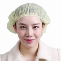 China S&J Bouffant Cap Disposable Non Woven Bouffant Cap Bouffant Surgical Cap for sale