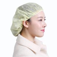 China S&J Bouffant Cap Disposable Non Woven Bouffant Cap Bouffant Surgical Cap for sale