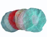 China S&J Bouffant Cap Disposable Non Woven Bouffant Cap Bouffant Surgical Cap for sale