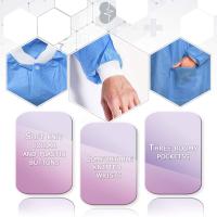 China Wholesale disposable doctor coats sms/spunlace/pp material stretchable hospital uniform men and women medical lab coats for sale