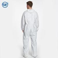China Disposable protective coveralls 3 protection suit PPE Safety clothing CE EN13034 Coverall Suit OEM Wholesale for sale