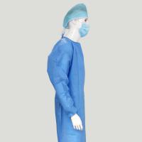China S&J Manufacturer supply Disposable Sterile Reinforced Hospital clothes AAMI level 2 Non woven doctor nurse medical surgical gown for sale