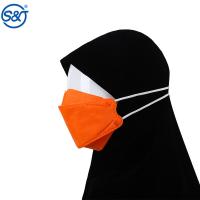 China SJ Muslim Custom Disposable Head loop Facemask Multi-color Sakura pink Black 4 ply Hijab KF94 Mask for sale