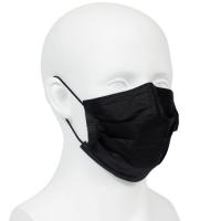 China S&J Black Face Mask Disposable Masks Breathable 3 Layer Mascarilla Desechable Mouth Cover for Adult Men&Women for sale