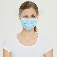 China Anti Fog Face Shield Disposable 3 Layer Face Mask Medical Mask CE High Breathability & Comfortable Class I 3 Years 3 Plys for sale