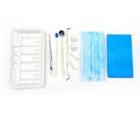 China SJ Dental Consumables Sterilized Disposable Oral Examination Dental Hygiene Kit Dental Examination Kit for sale