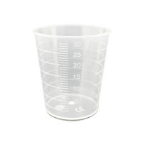 China SJ Manufacturers Supply Custom Medicine Cup 10ml 20ml 30ml PP Clear Plastic Disposable Medicine Cup Embossed for sale