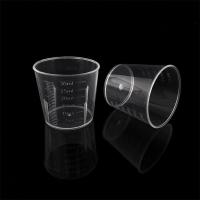 China SJ Manufacturers Supply Custom Medicine Cup 10ml 20ml 30ml PP Clear Plastic Disposable Medicine Cup Embossed for sale
