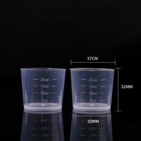 China SJ Manufacturers Supply Custom Medicine Cup 10ml 20ml 30ml PP Clear Plastic Disposable Medicine Cup Embossed for sale