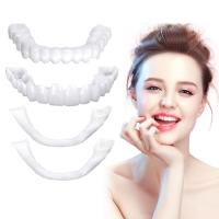 China SJ Smile Tooth Customizable Temporary Perfect Fake Teeth Molds Whitening Veneers Disposable Fake Braces for Teeth for sale