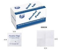 China SJ Alcohol Prep Pads Sterile Medical Grade Nonwoven Swabs Individually Wrapped 60mm Disposable Alcohol Swabs OEM Wholesale for sale