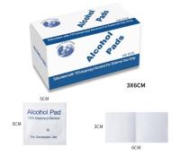 China SJ Alcohol Prep Pads Sterile Medical Grade Nonwoven Swabs Individually Wrapped 60mm Disposable Alcohol Swabs OEM Wholesale for sale