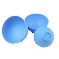 China SJ Dental Lab Rubber Mixing Bowls with Plastic Spatulas for Alginate Impression Plaster Materials for sale