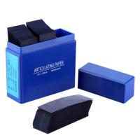 China SJ Dental Articulating Paper Strips Dental Lab Products Tool Oral Teeth Care Material 300pcs Dental Occlusion Papers for sale