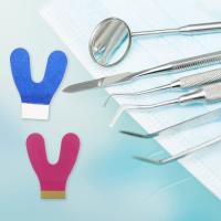 China SJ Oral Dentist Teeth Care Whitening Material Tool 200pcs/box Hydrophilic Paper Horse Shoe Dental Articulating Papers for sale