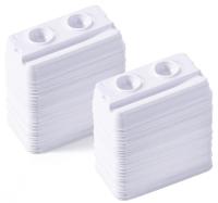 China SJ 2 Wells Mini Mixing Trays Medical Dental Disposable Practical Plastic Dental Mixing Wells for sale