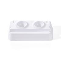 China SJ 2 Wells Mini Mixing Trays Medical Dental Disposable Practical Plastic Dental Mixing Wells for sale