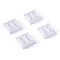 China SJ Dental Mixing Plates 4 Hole Well Medical Dental Mixing Trays Disposable ECO Friendly Plastic Dental Mixing Wells for sale