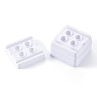 China SJ Dental Mixing Plates 4 Hole Well Medical Dental Mixing Trays Disposable ECO Friendly Plastic Dental Mixing Wells for sale