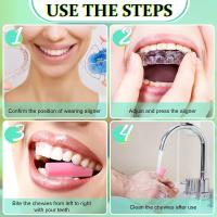 China SJ Dental Consumables Food Grade Silicone Dentist Aligner Tray Seaters Aligner Chewies Dental Aligners Teeth Chewies for sale