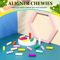 China SJ Dental Consumables Food Grade Silicone Dentist Aligner Tray Seaters Aligner Chewies Dental Aligners Teeth Chewies for sale