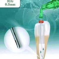 China SJ Wholesale High Quality Side Hole Straight Pre-bent Teeth Root Canal Cleaning Tips Dental Endodontic Irrigation Needle for sale
