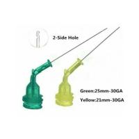 China SJ Wholesale High Quality Side Hole Straight Pre-bent Teeth Root Canal Cleaning Tips Dental Endodontic Irrigation Needle for sale