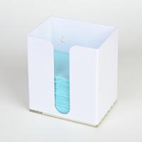 China SJ Plastic Custom Dental Storage Box High Quality Acrylic Dental Bib Holder Dental Bib Dispenser OEM Wholesale for sale