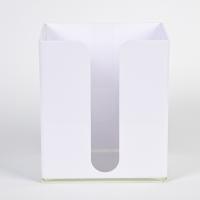 China SJ Plastic Custom Dental Storage Box High Quality Acrylic Dental Bib Holder Dental Bib Dispenser OEM Wholesale for sale