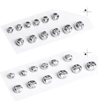 China SJ Kid Primary Molar Crown High Quality Dentist Restoration CE Approved Pediatric Dental Stainless Steel Crowns for sale