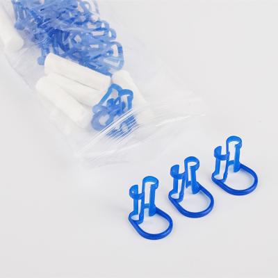 China SJ Factory Price Medical Grade Plastic Bracket Disposable Dental Cotton Roll Holder Clip OEM Wholesale for sale