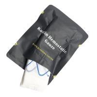 China SJ Kaolin Clay High Performance Stop Bleeding Gauze First Aid Wound Dressing Hemostatic Gauze for sale