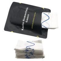 China SJ Kaolin Clay High Performance Stop Bleeding Gauze First Aid Wound Dressing Hemostatic Gauze for sale