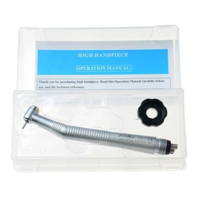 China SJ Ce Certified Standard Head High Quality 4 Holes Push Button Air Turbine High Speed Dental Handpiece for sale