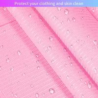China SJ Dental Bib Disposable Pink Towel Waterproof Patient Bibs 3 Ply Tattoo Paper Napkins for Dental Clinic Tattoo Feeding for sale