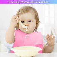 China SJ Dental Bib Disposable Pink Towel Waterproof Patient Bibs 3 Ply Tattoo Paper Napkins for Dental Clinic Tattoo Feeding for sale