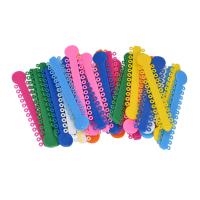 China SJ Multi-Color Orthodontic Ligature Ties Orthodontic Elastic O-Rings Braces Bands Fashion Braces For Teeth for sale