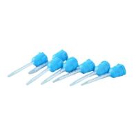 China SJ OEM High Quality Dentist Mixing Disposable Impression Nozzles Blue Dental Static Mixing Tips for sale