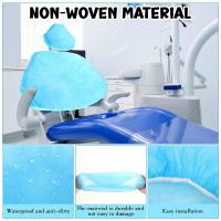 China SJ Dental Chair Sleeve Protectors Blue Non woven Dental Chair Covers Disposable For Dentist Tattoo Customer for sale